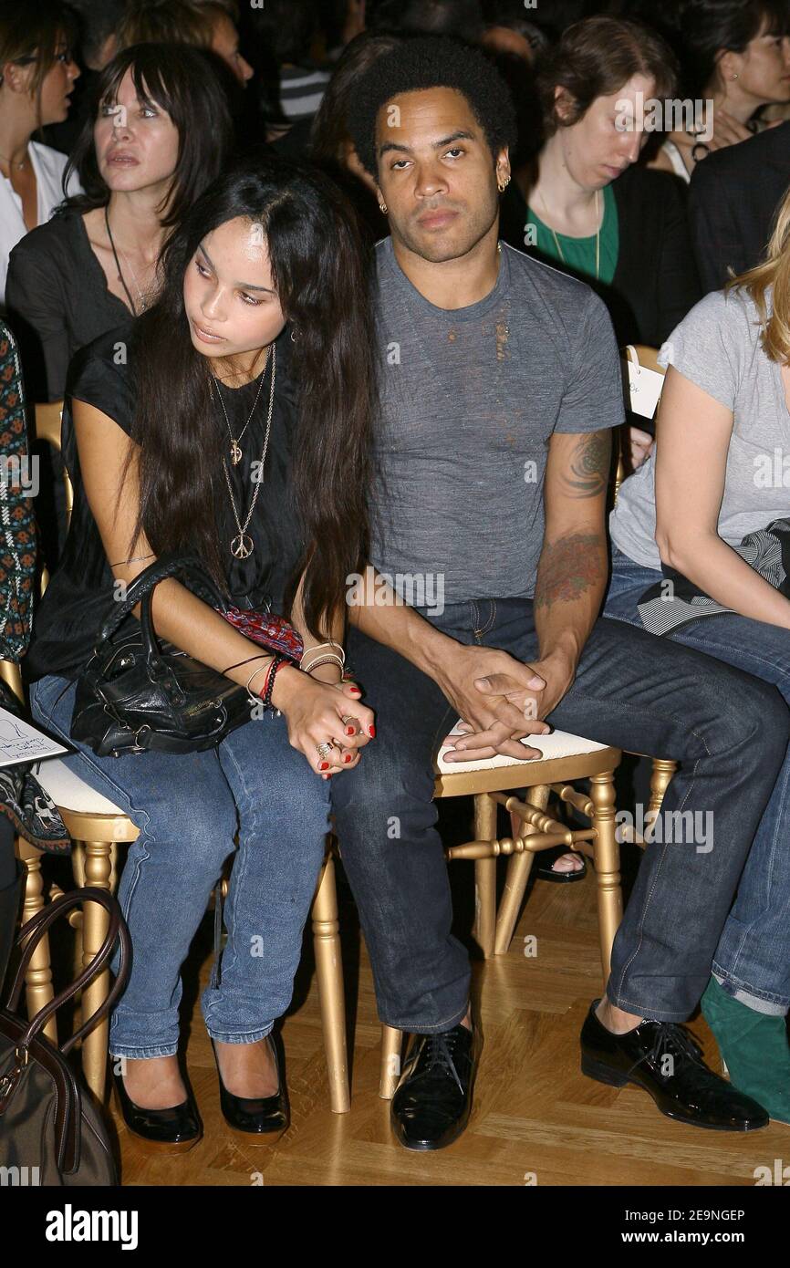 Lenny kravitz daughter zoe kravitz Banque de photographies et d’images ...