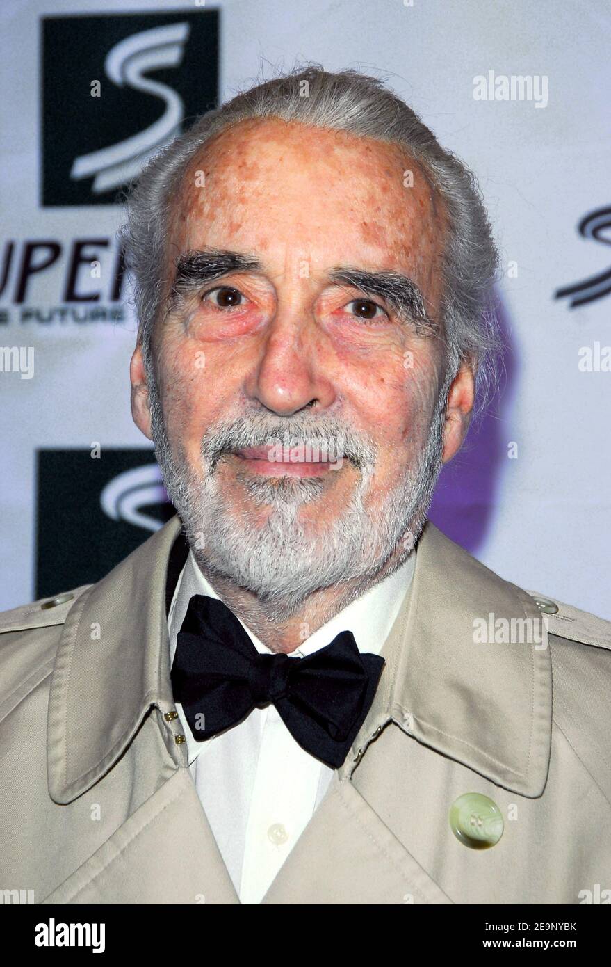 Christopher lee portrait Banque de photographies et d’images à haute ...