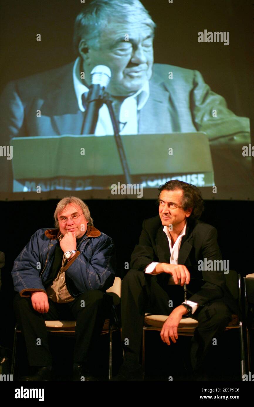 Bernard henry lévy Banque de photographies et d’images à haute ...