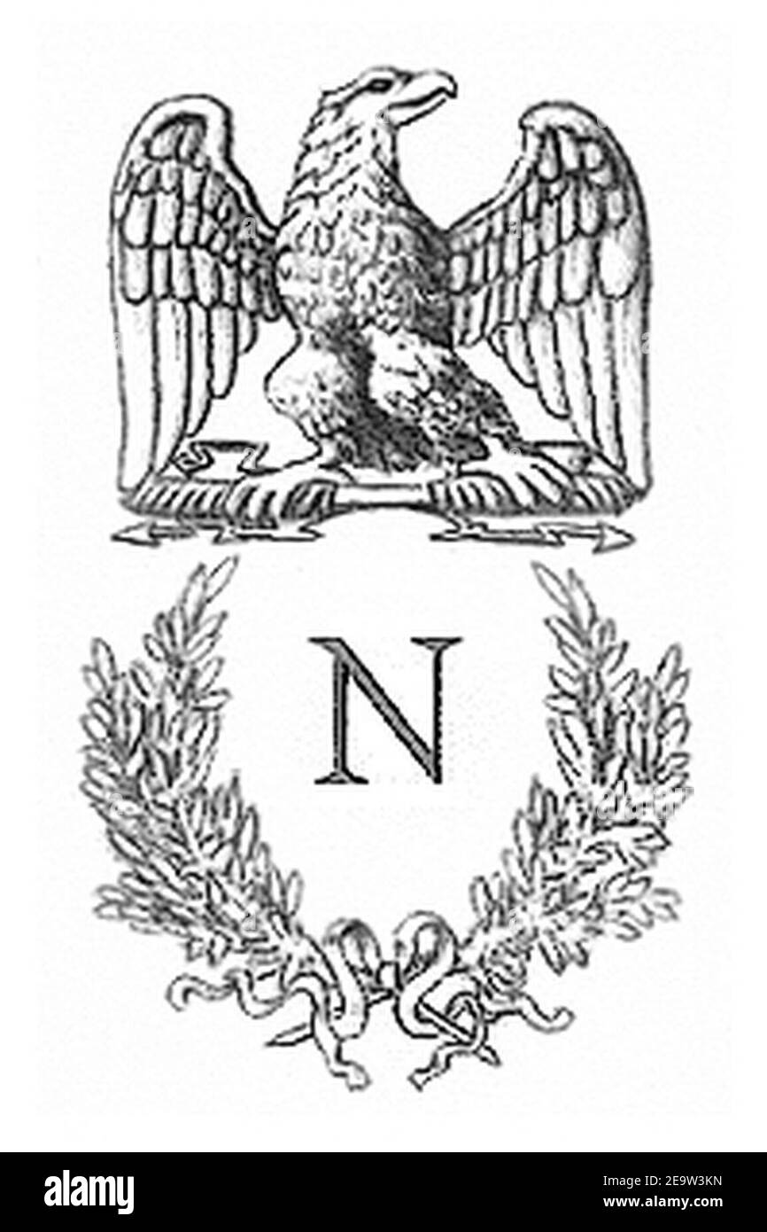 Logo Napoléon Bonaparte Photo Stock - Alamy