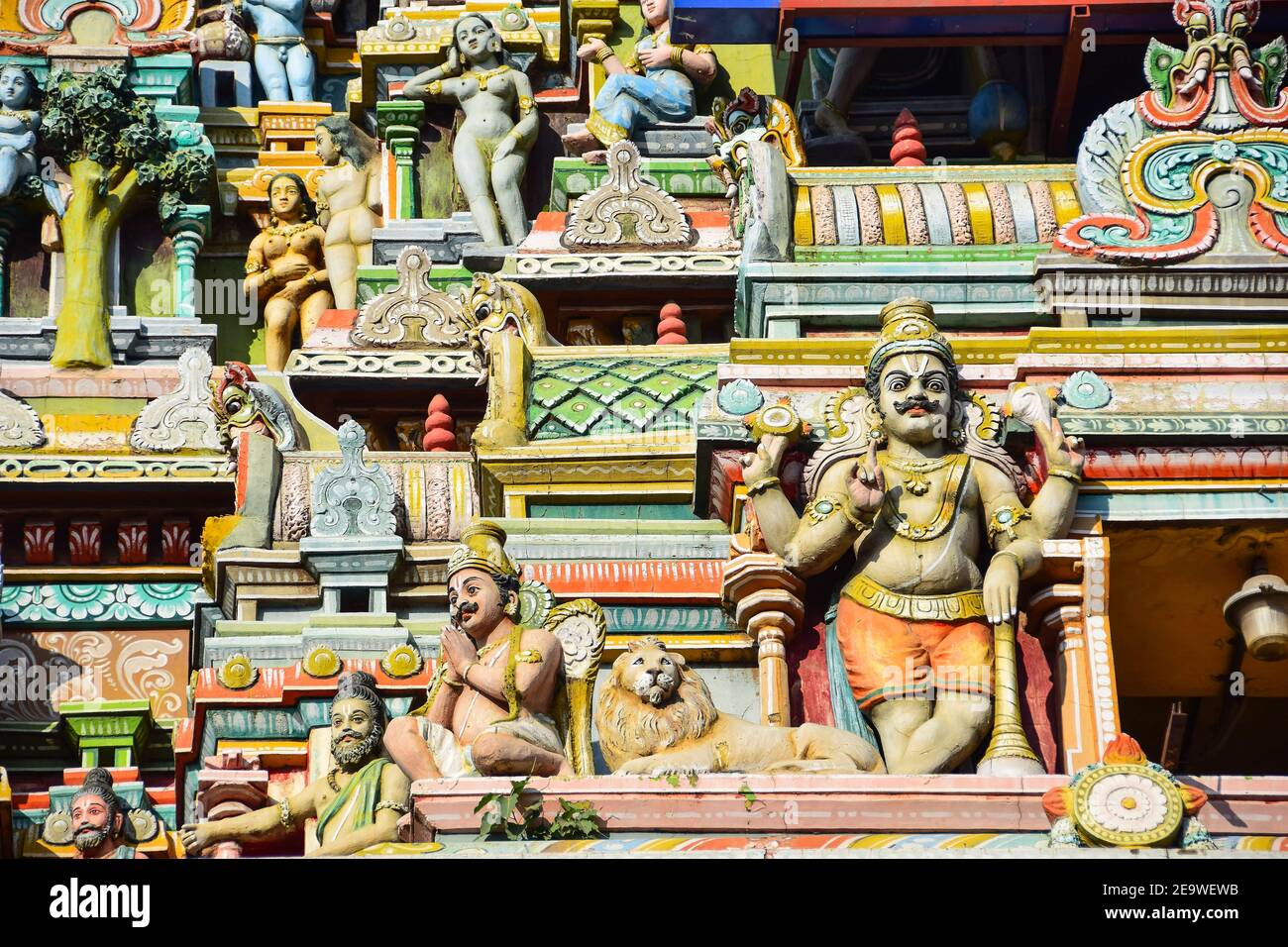 Hindu temple sculptures Banque de photographies et d’images à haute ...