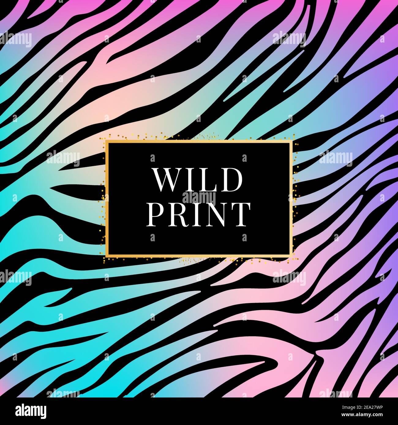 Motif zebre fluo Banque d'images vectorielles - Alamy