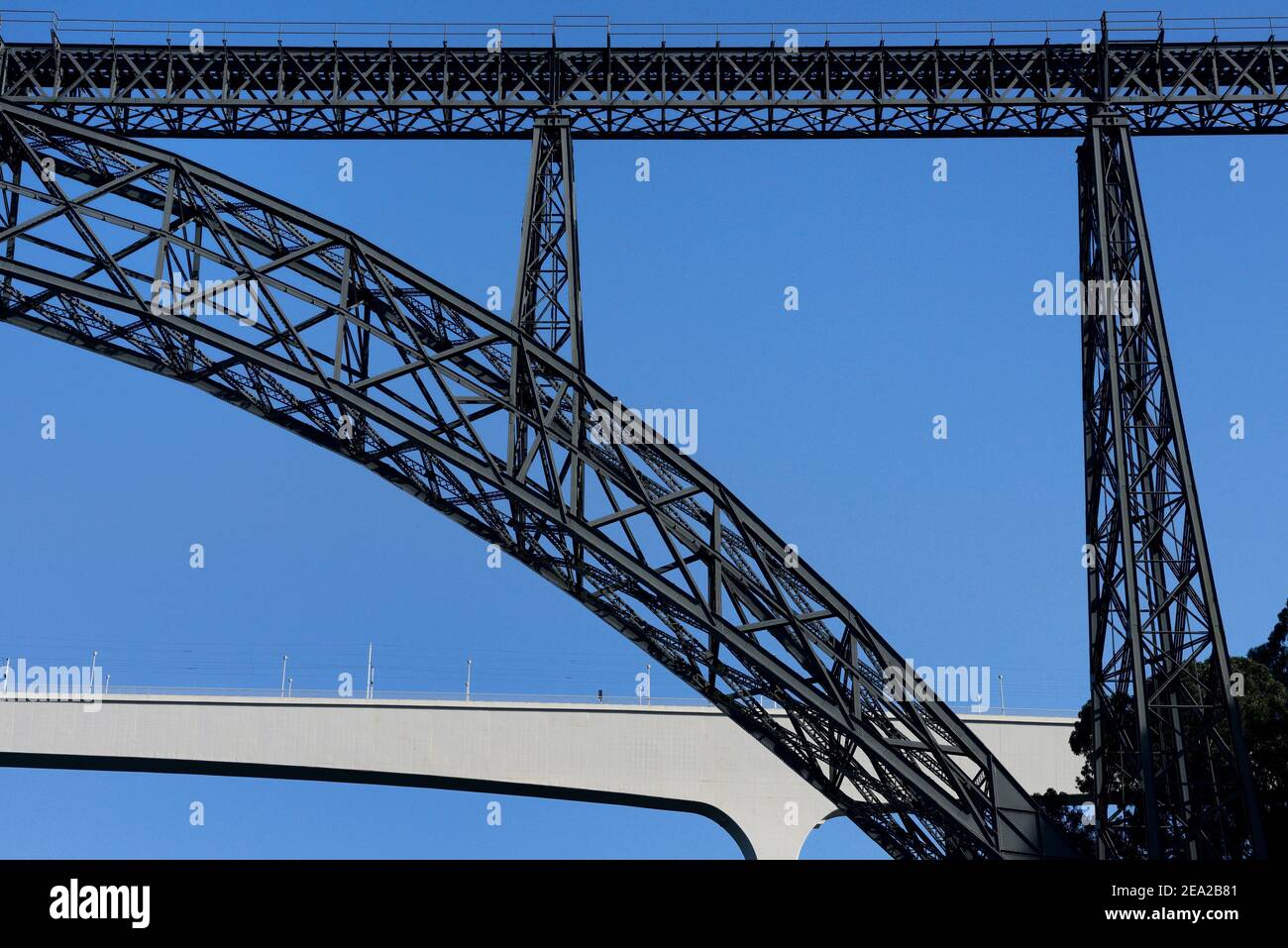 Ponts sur le Douro, construction en fer, Gustave Eiffel, pont en fer ...