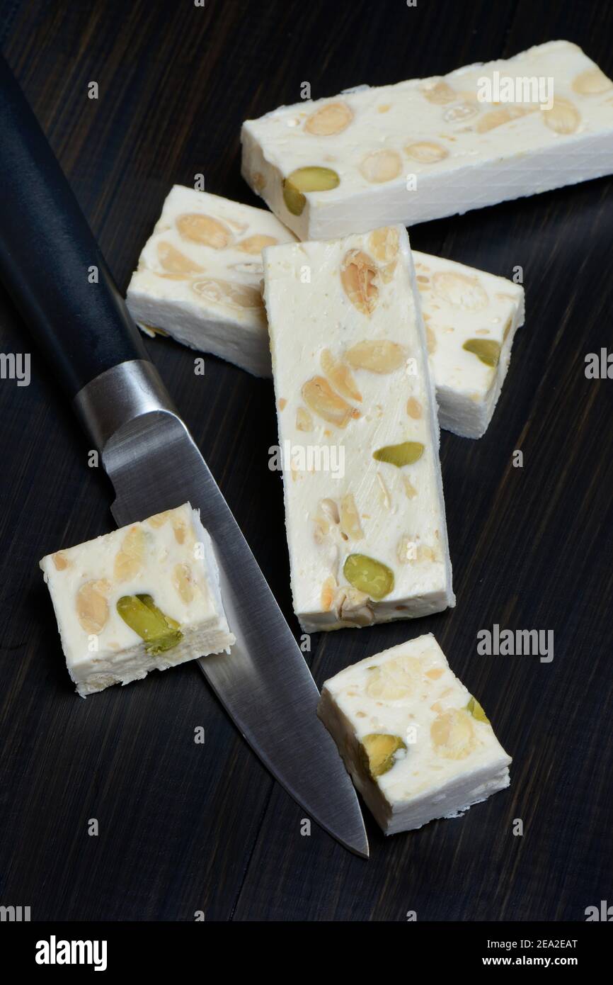 Nougat of montelimar Banque de photographies et d’images à haute ...