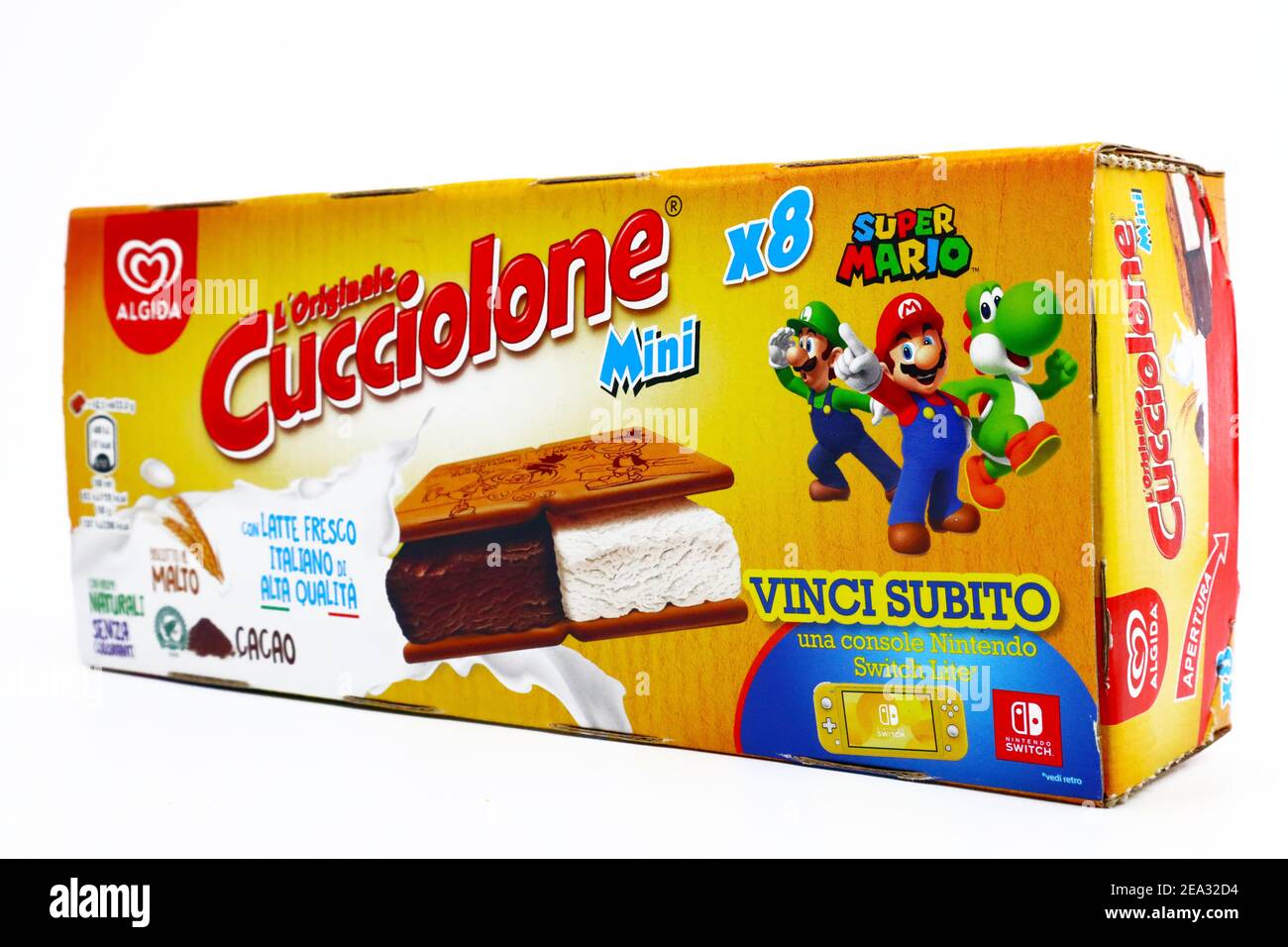 CUCCIOLONE Algida Ice Cream avec Super Mario Bros. Nintendo Switch ...