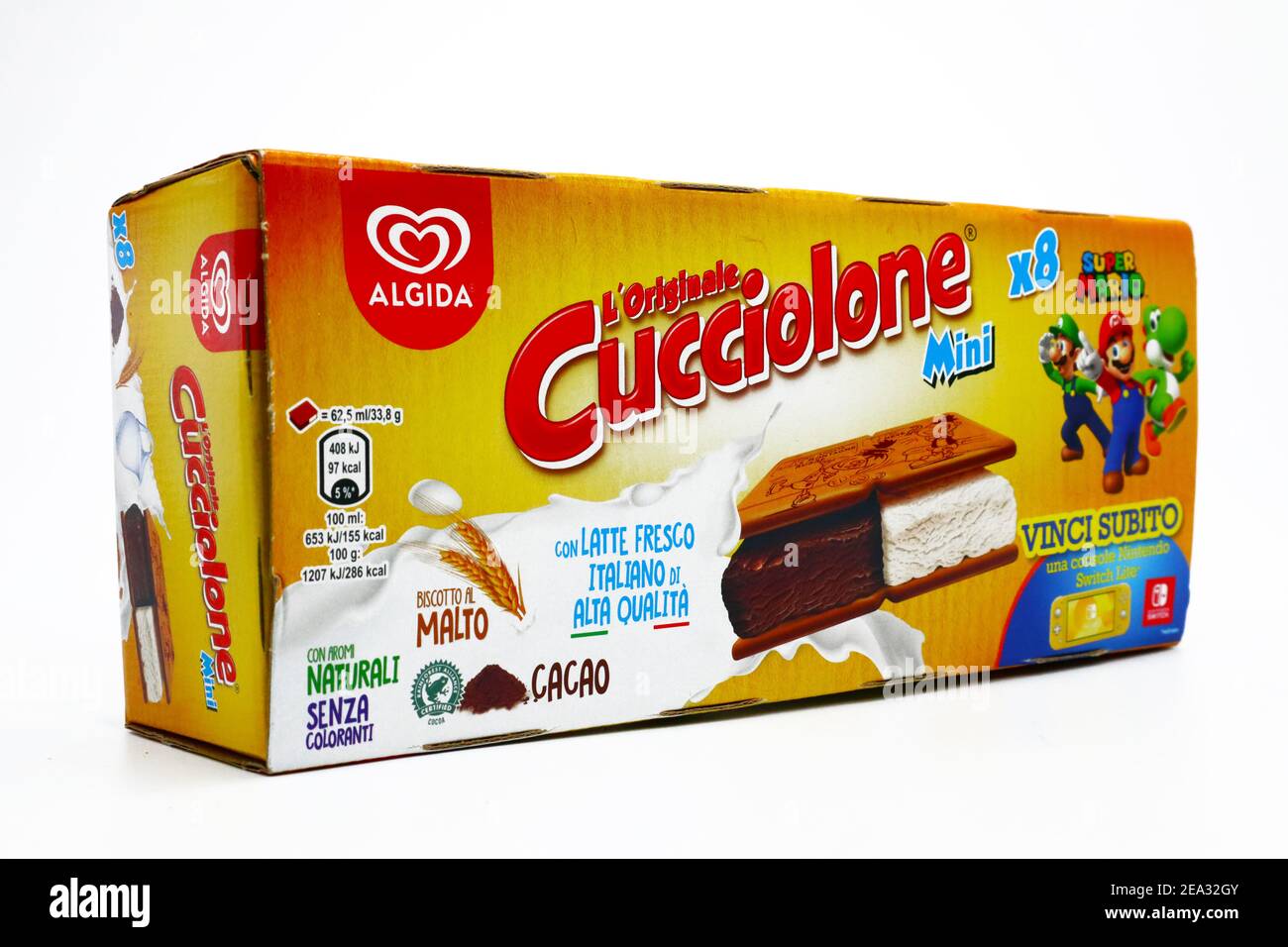 CUCCIOLONE Algida Ice Cream avec Super Mario Bros. Nintendo Switch ...