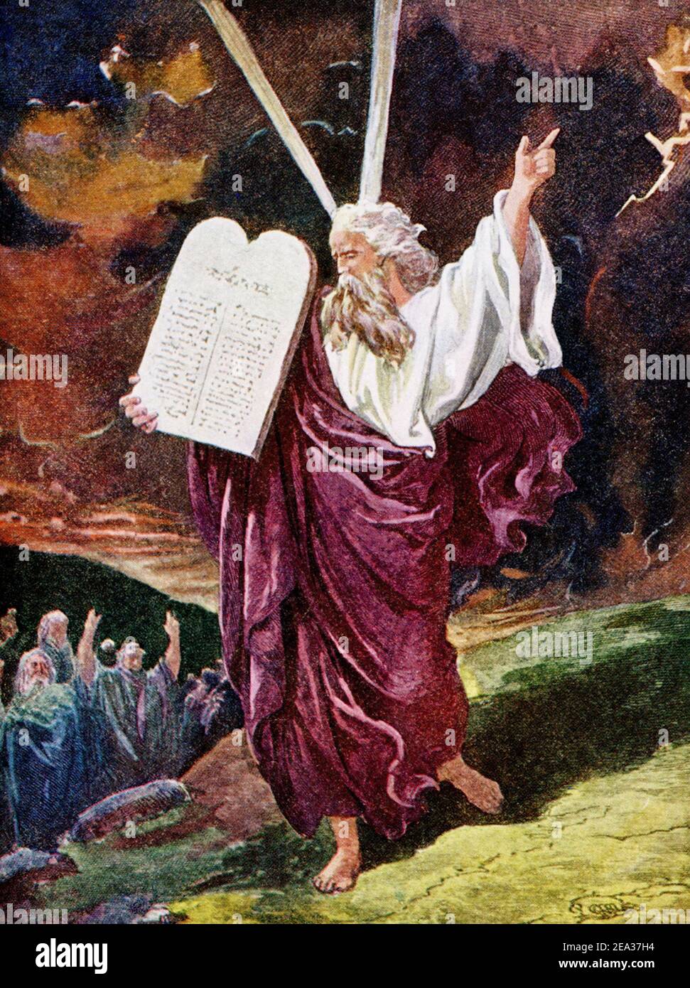 Bible moses Banque de photographies et d’images à haute résolution - Alamy
