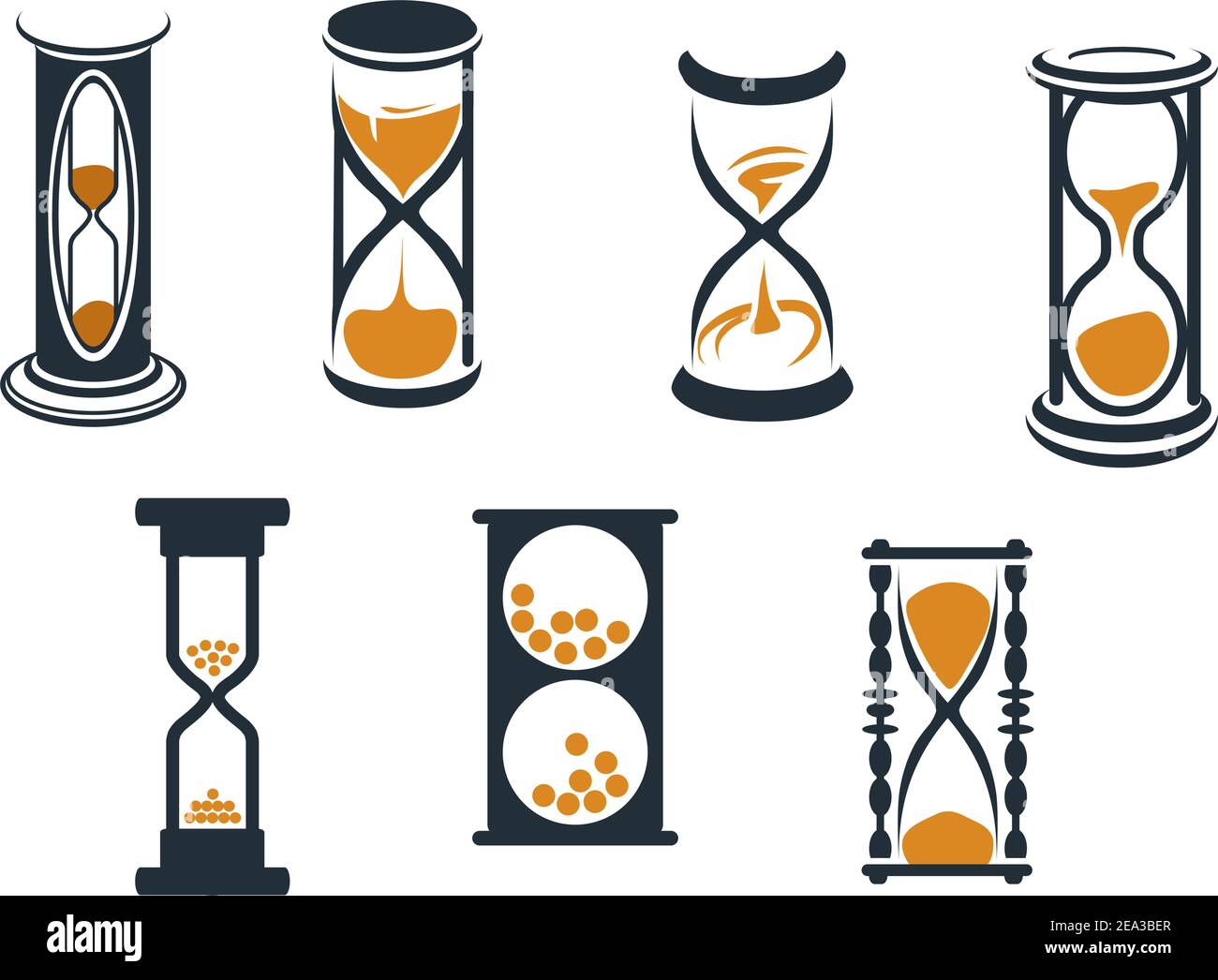 Symboles du temps qui passe Banque d'images vectorielles - Alamy