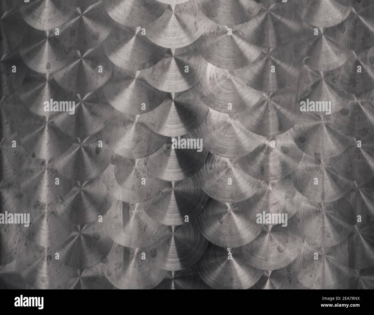 Brushed metal texture circular pattern Banque de photographies et d ...