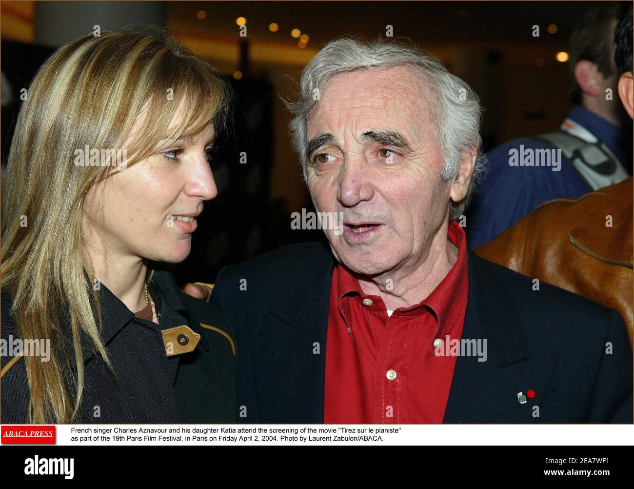 Charles aznavour et sa fille Banque de photographies et d’images à ...