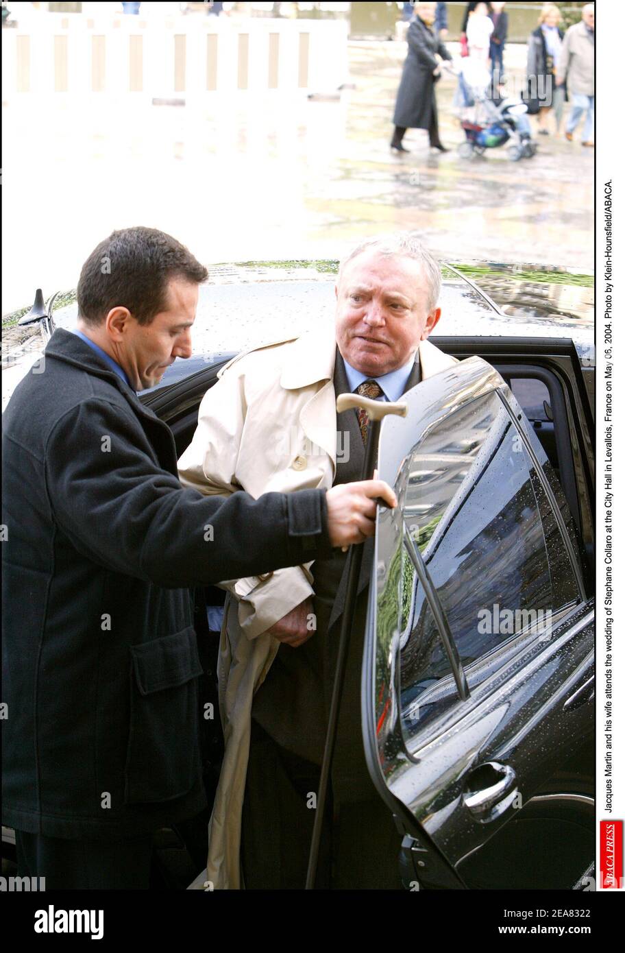Jacques Martin et son épouse assistent au mariage de Stéphane Collaro à ...
