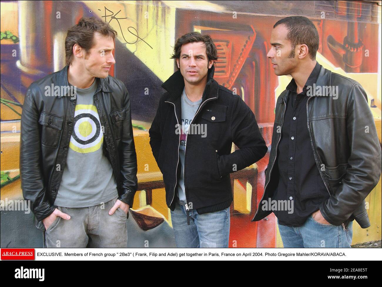 EXCLUSIF. Les membres du groupe français 2Be3 ( Frank, Filip et Adel ...