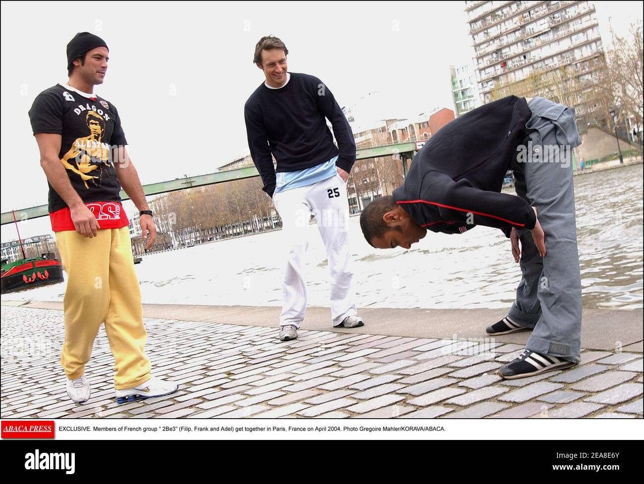 Les membres du groupe français 2be3 Banque de photographies et d’images ...
