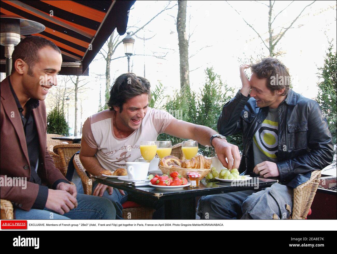 EXCLUSIF. Les membres du groupe français 2Be3 (Adel, Frank et Filip) se ...