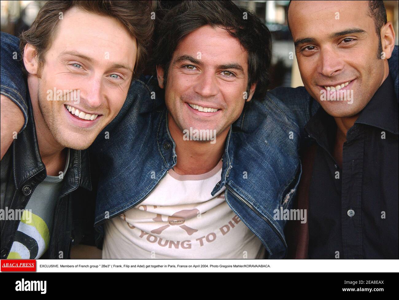 Les membres du groupe français 2be3 Banque de photographies et d’images ...