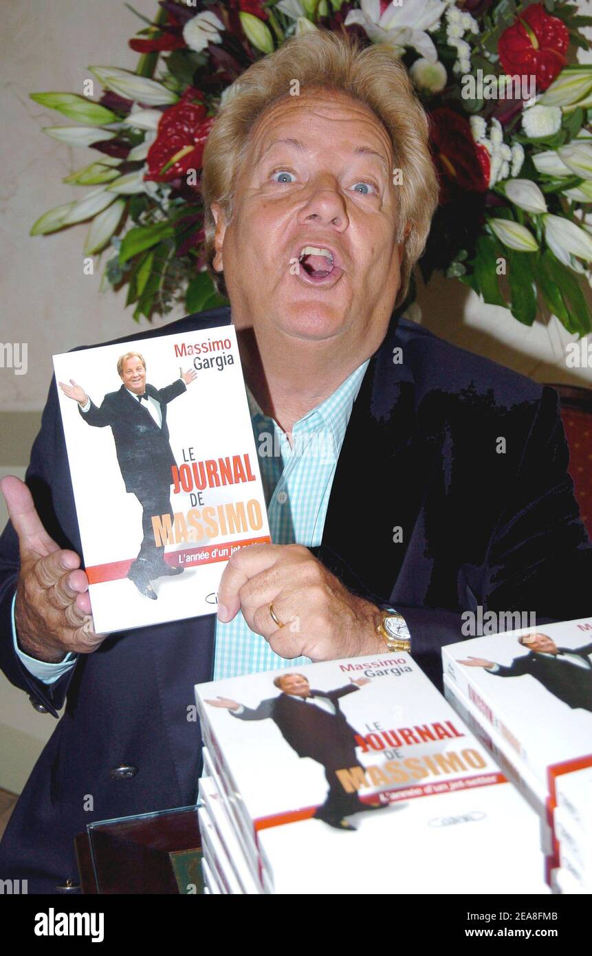 Massimo Gargia, véritable star de l'émission télévisée italienne et ...