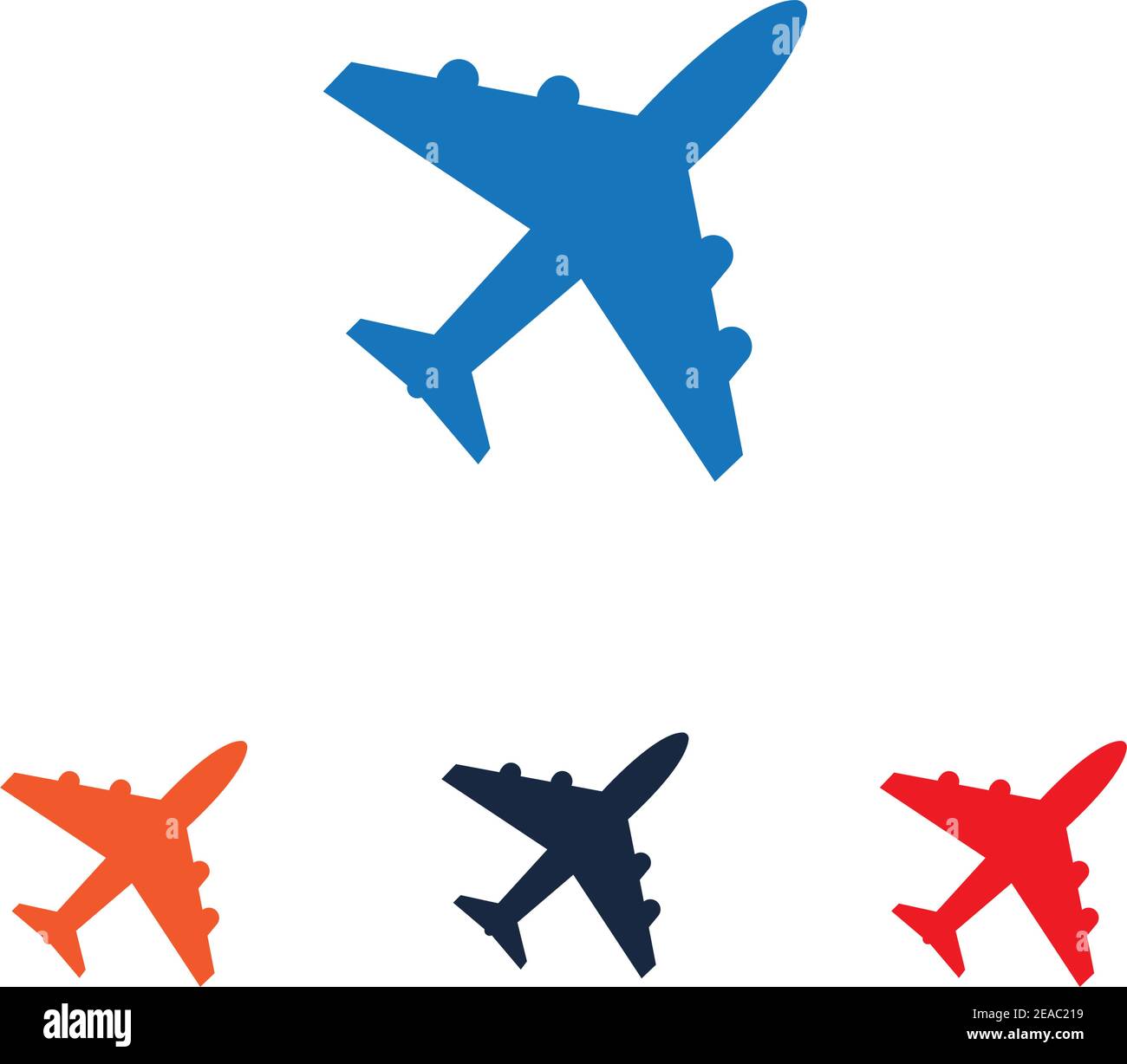 Logo d'avion modèle d'illustration vectorielle icône DesignPlan icône ...
