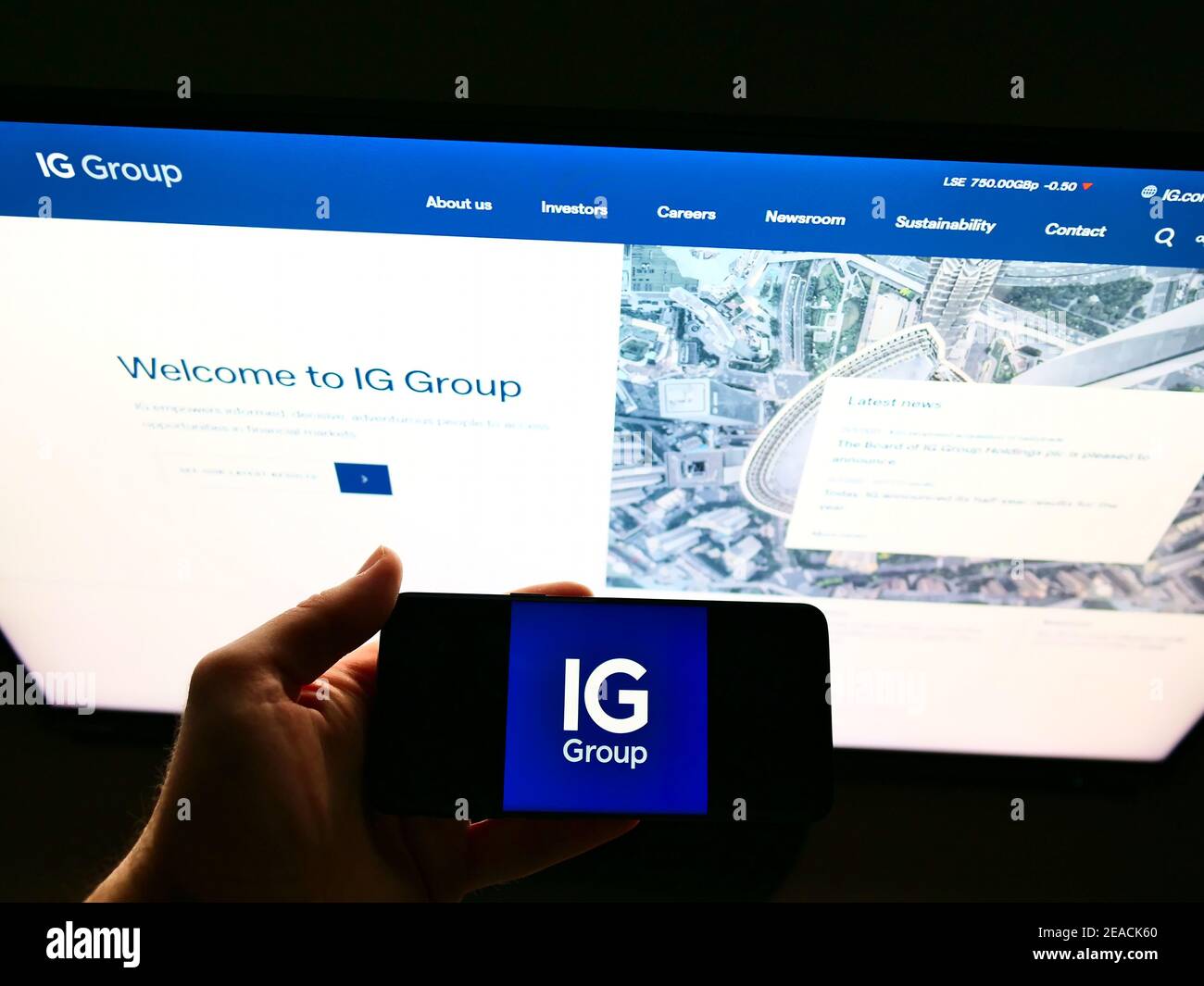 Ig group holdings plc Banque de photographies et d’images à haute ...
