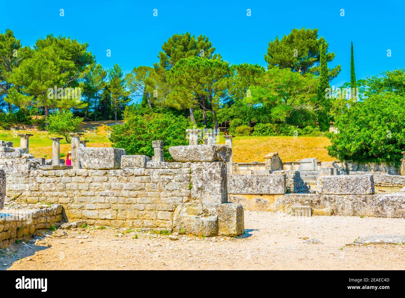 Glanum Ruines Romaines St Remy De Provence Banque d'image et photos - Alamy