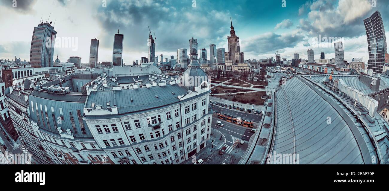 Varsovie varso tower en construction Banque de photographies et d ...