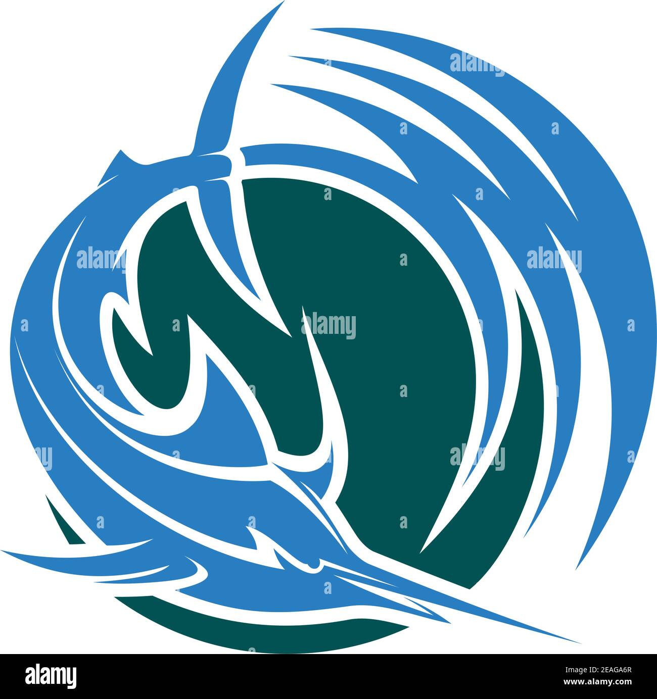 Espadon logo Banque d'images vectorielles - Alamy
