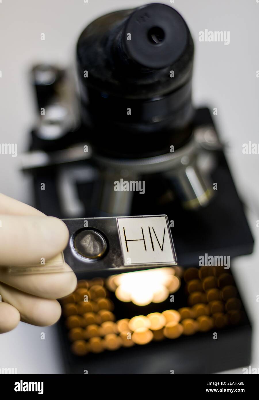 Lame de microscope Banque de photographies et d’images à haute ...