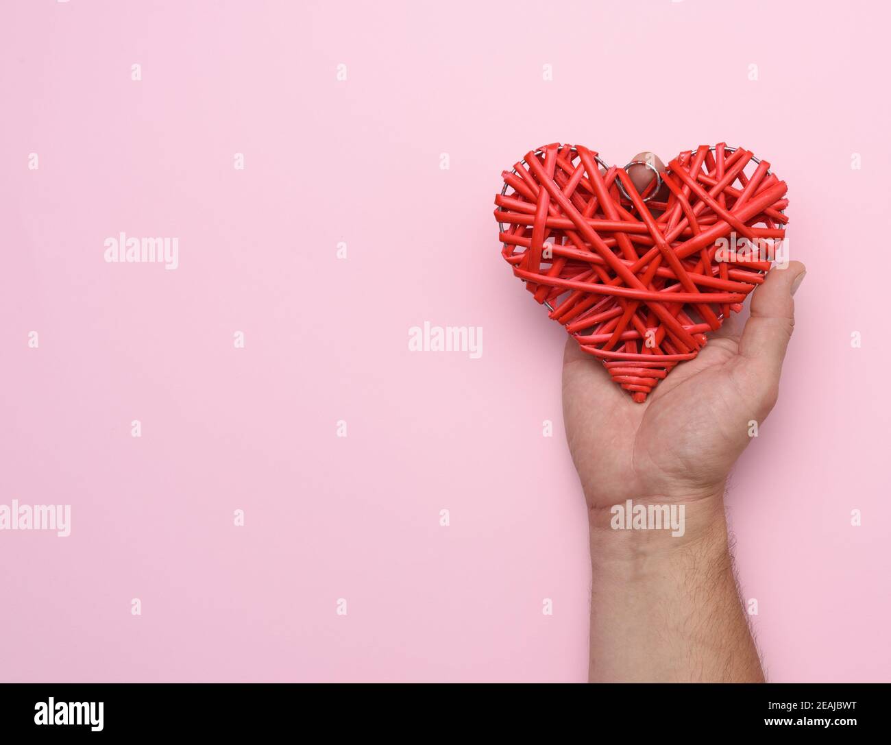 Le Symbole De La Main Rouge Banque d'image et photos - Alamy