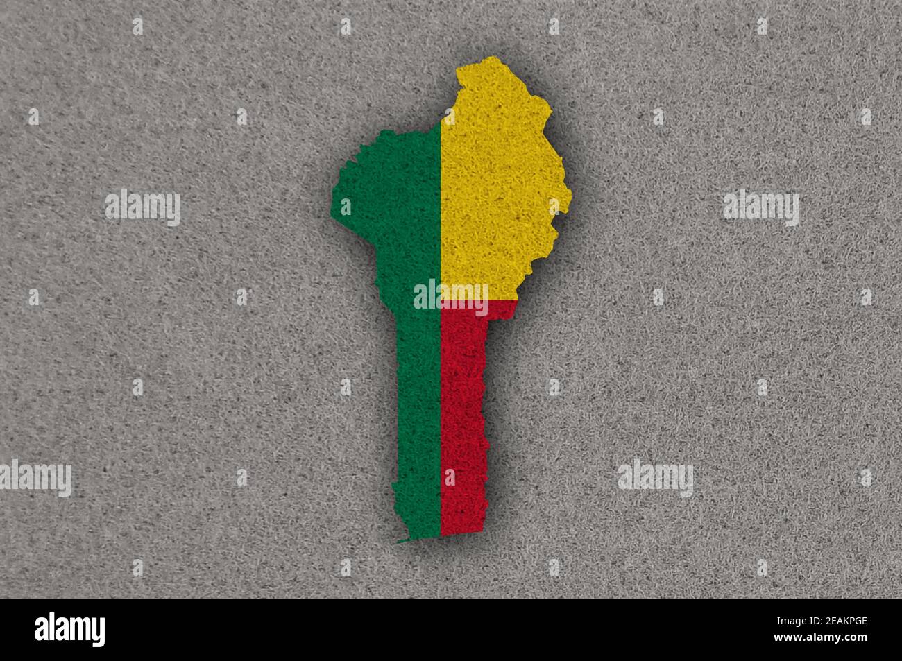 Carte du benin Banque de photographies et d’images à haute résolution - Alamy