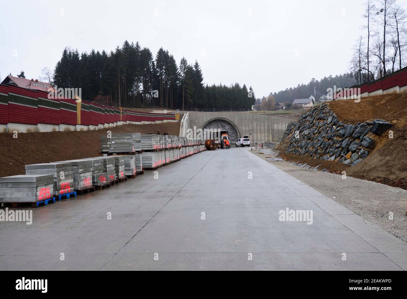Travaux de chantier souterrain tunel Banque de photographies et d ...