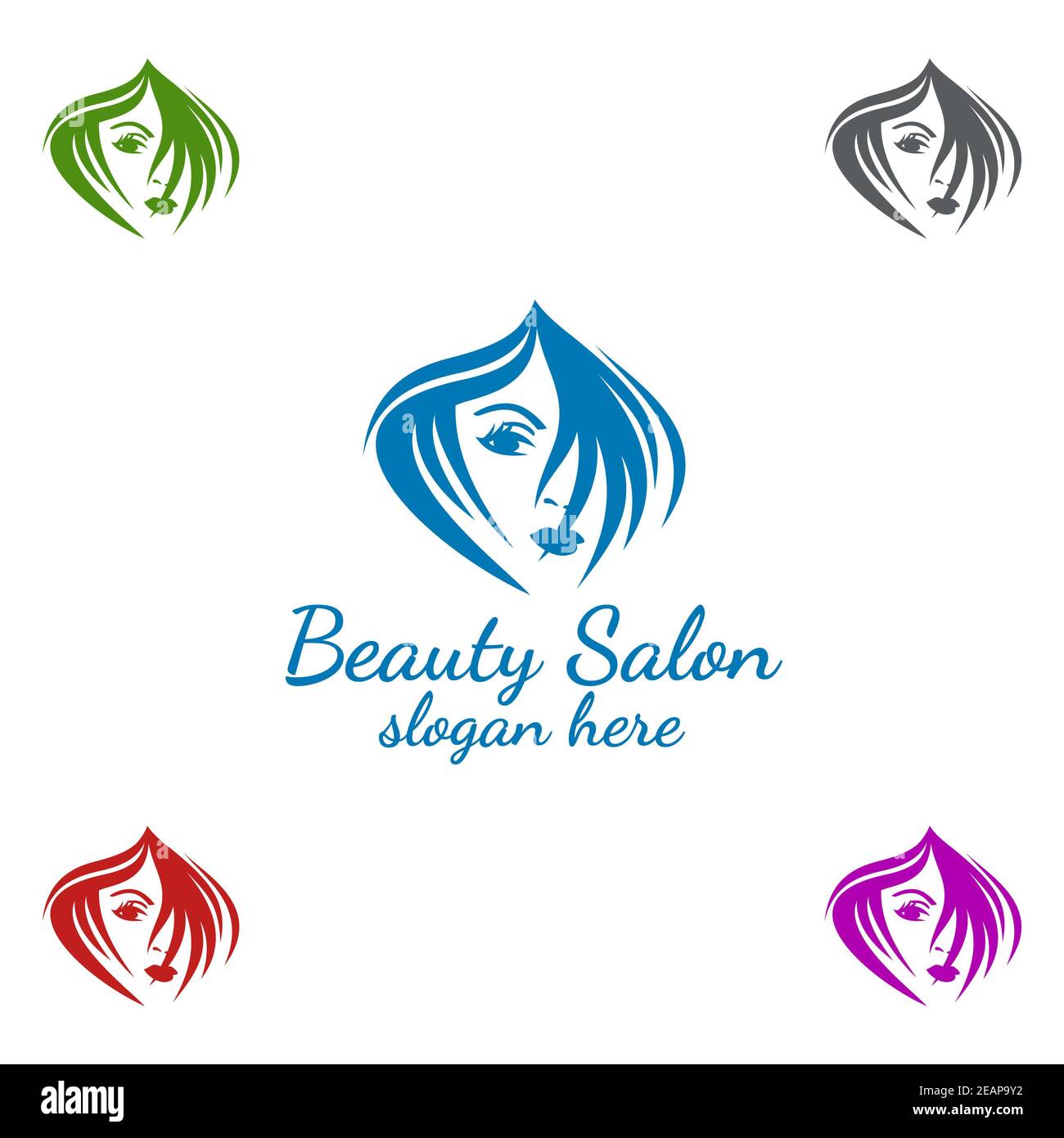 Hair salon logo Banque de photographies et d’images à haute résolution ...