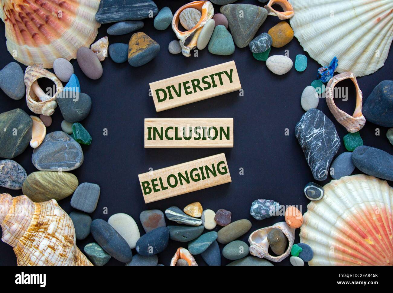 Symbole de diversité, d'égalité et d'inclusion. Mots « diversité ...