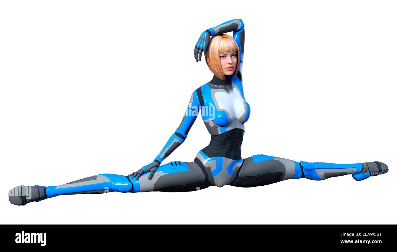 Robot humanoïde femelle Banque de photographies et d’images à haute résolution - Alamy