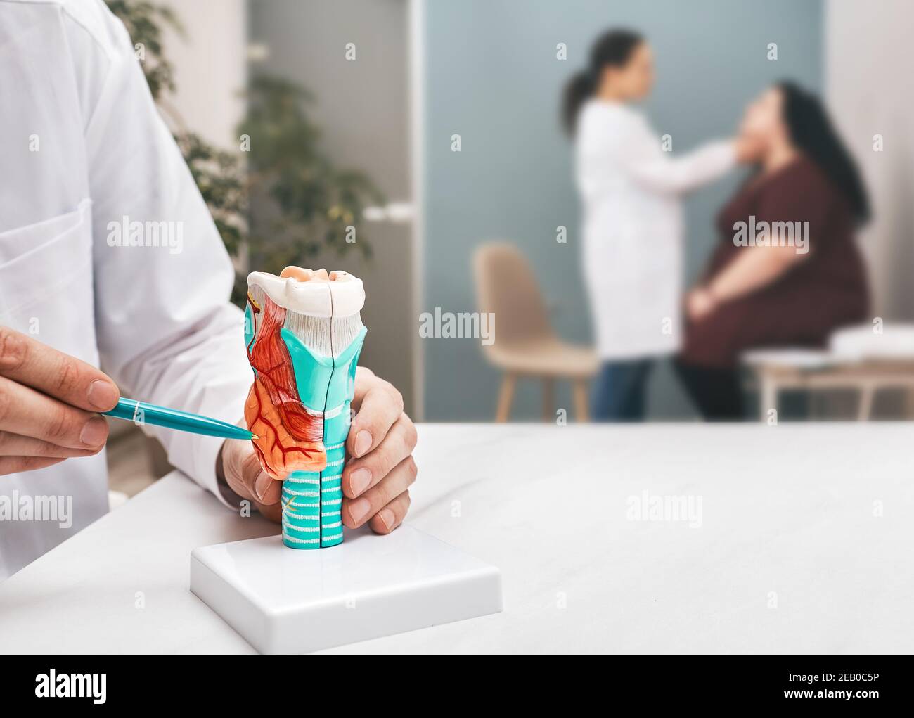 Thyroid goiter Banque de photographies et d’images à haute résolution ...