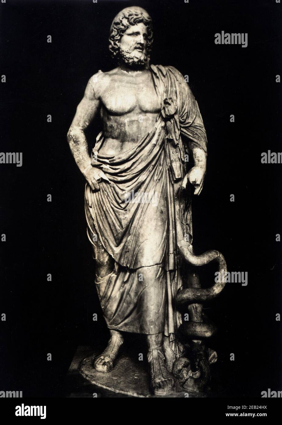 ESCULAPIO , Rome antique divinité de la médecine , identifié dans le ...