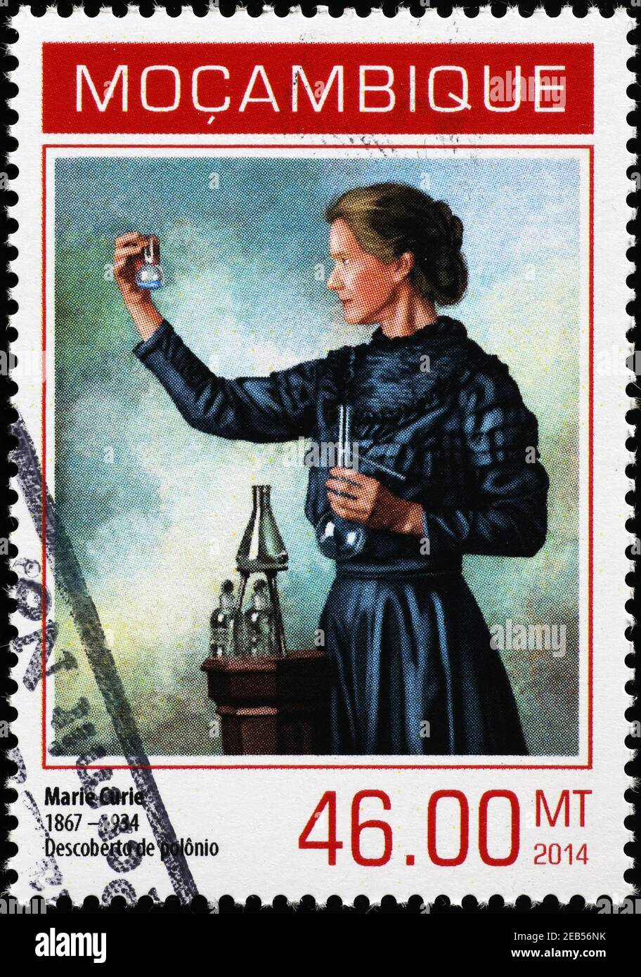 Timbre poste de marie curie Banque de photographies et d’images à haute résolution - Alamy