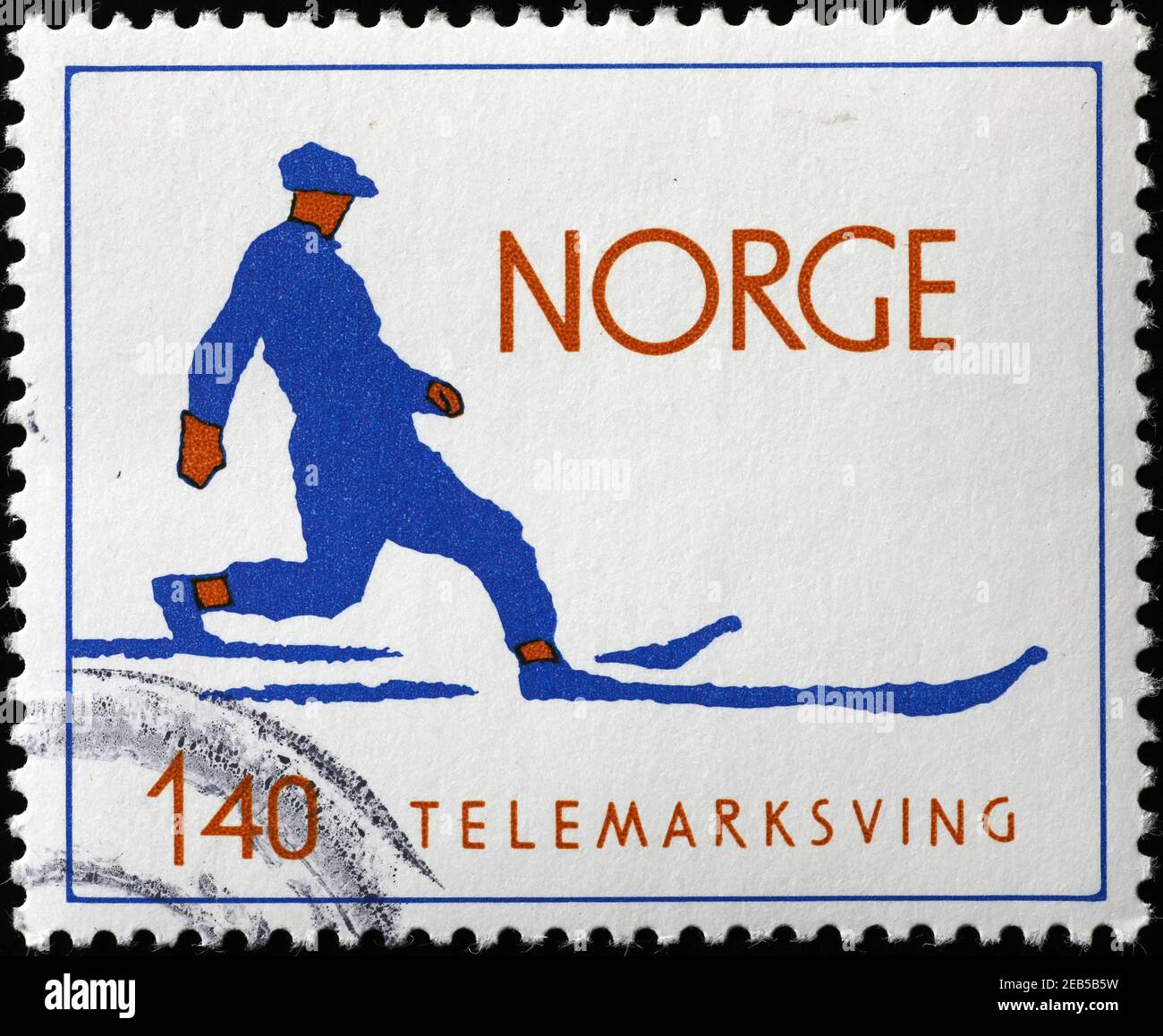 Telemark ski vintage Banque de photographies et d’images à haute ...