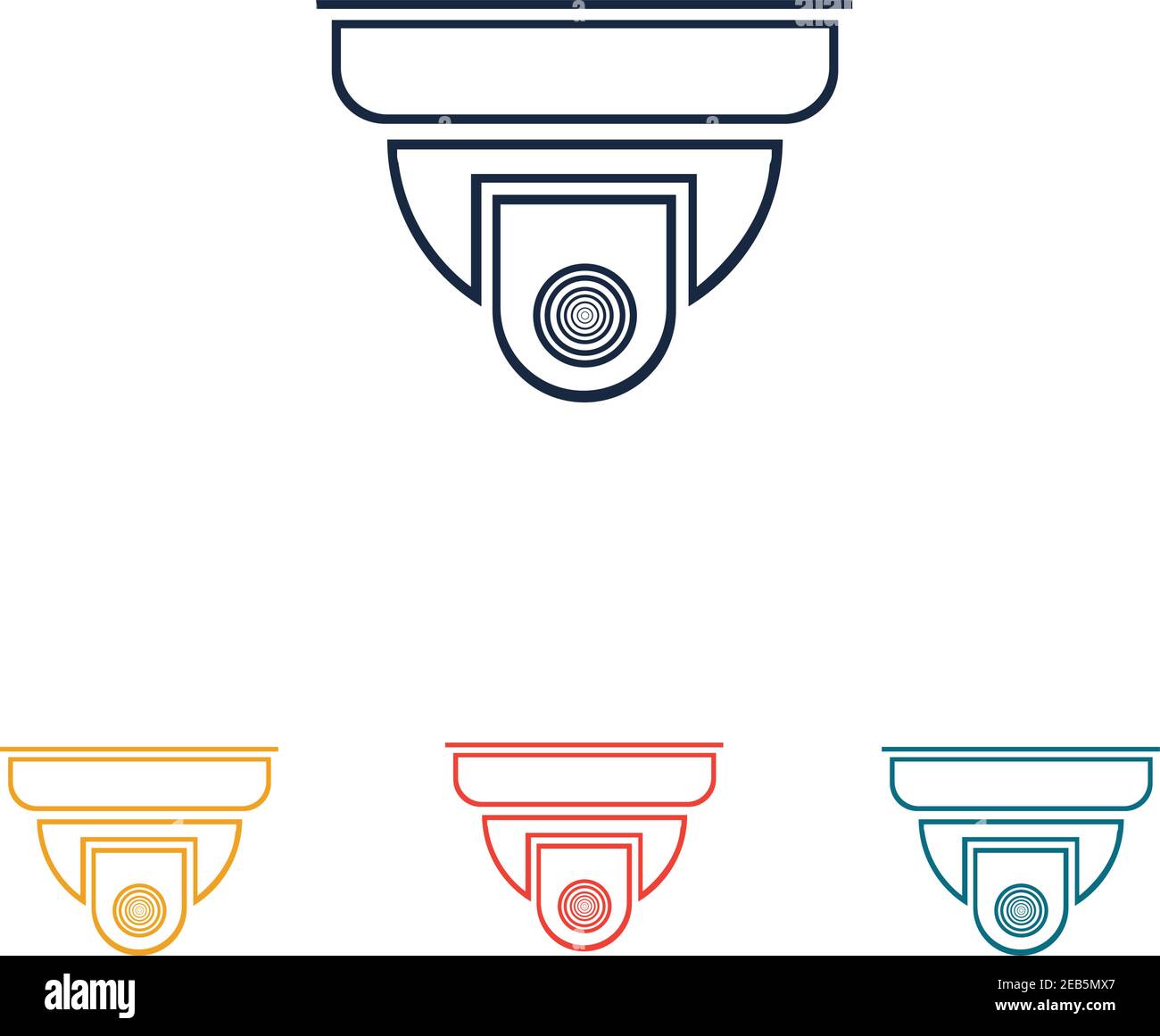 Caméra de sécurité icône cctv, signe vecteur CCTV illustration ...