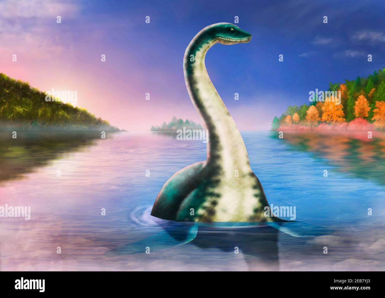 Le monstre du loch ness Banque de photographies et d’images à haute ...