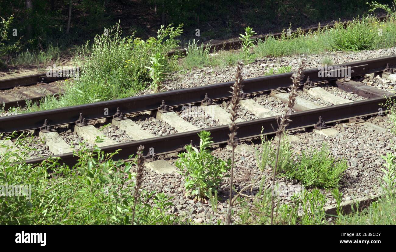 Jointed rails Banque de photographies et d’images à haute résolution - Alamy