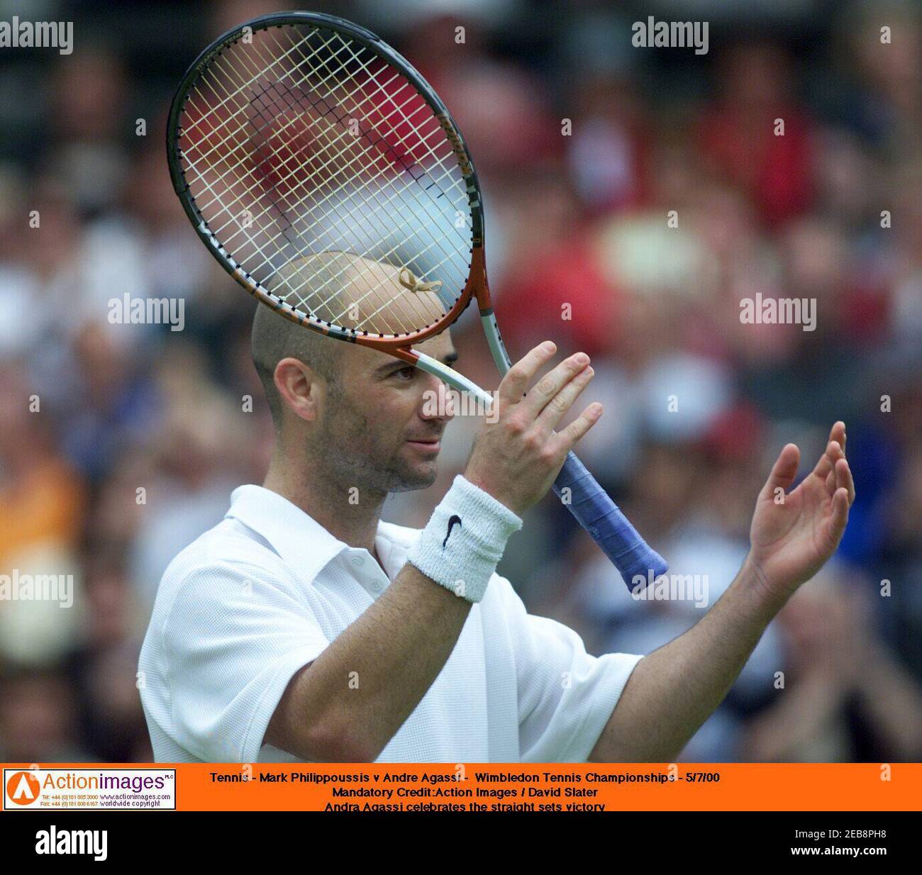 Andre agassi v mark philippoussis Banque de photographies et d’images à ...