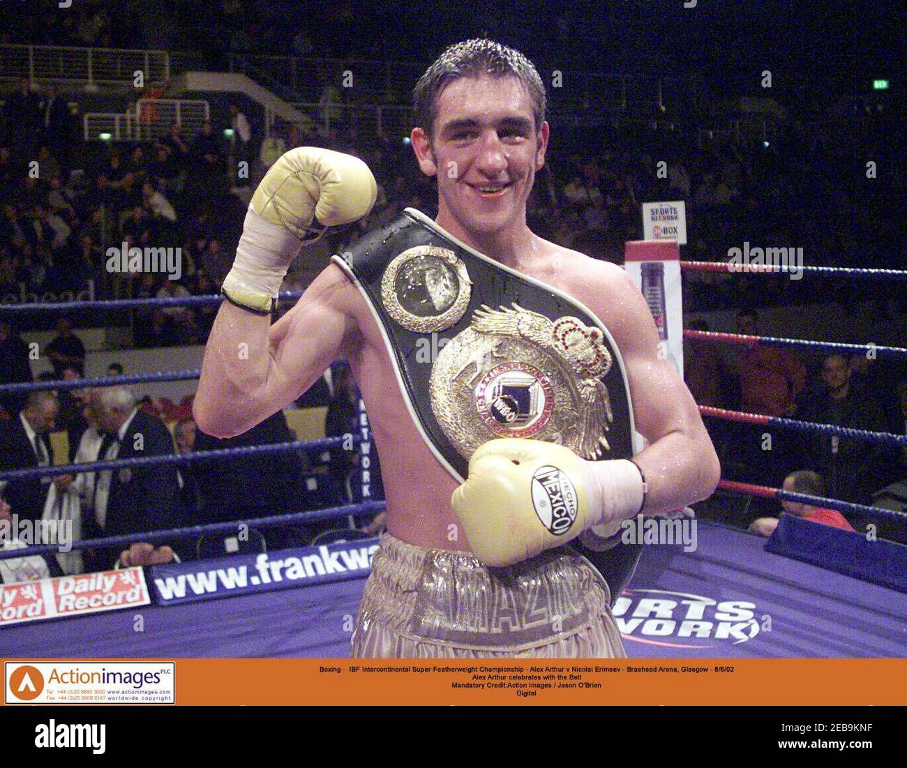 Championnat intercontinental ibf poids plume Banque de photographies et ...