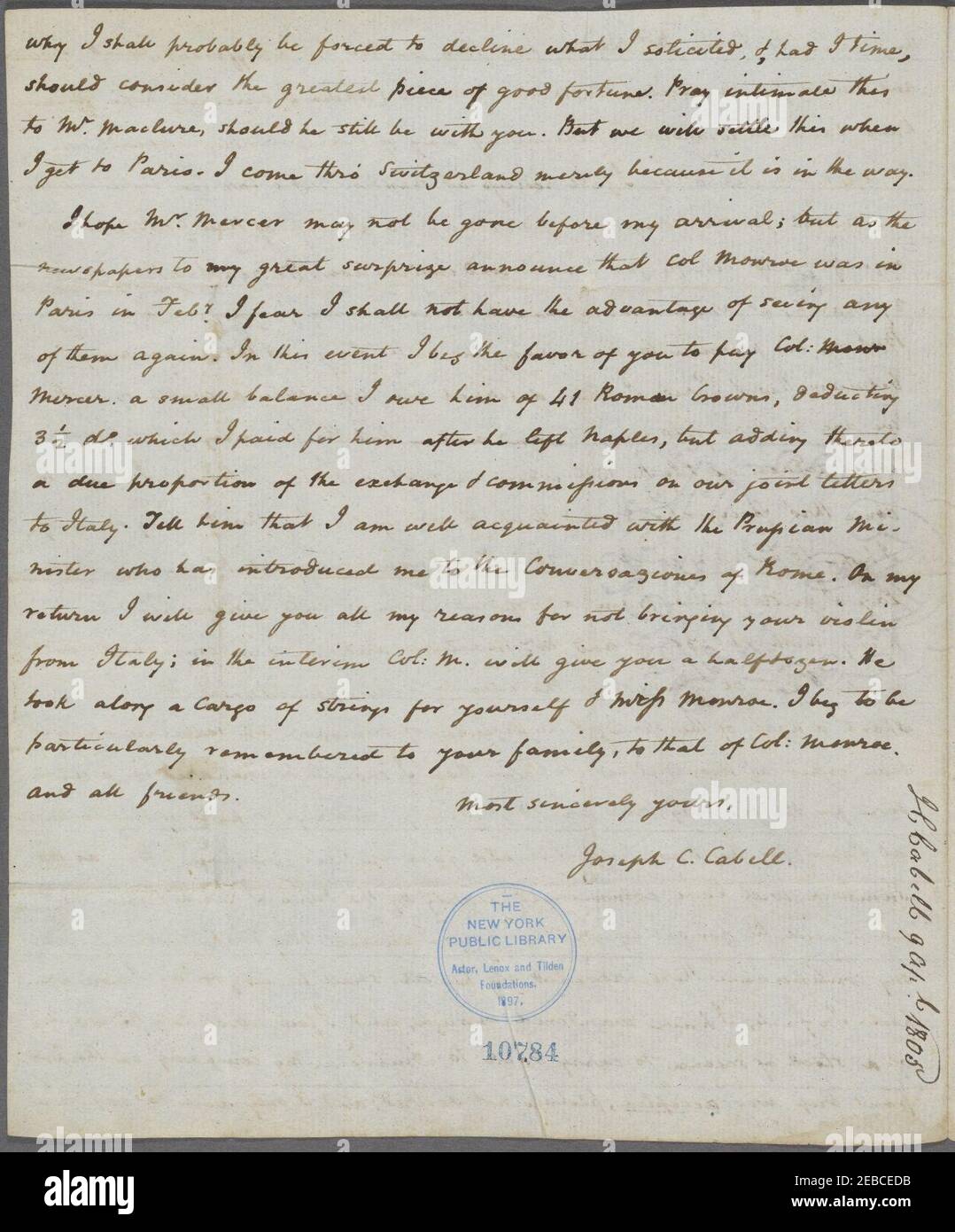 Joseph cabell Banque de photographies et d’images à haute résolution ...