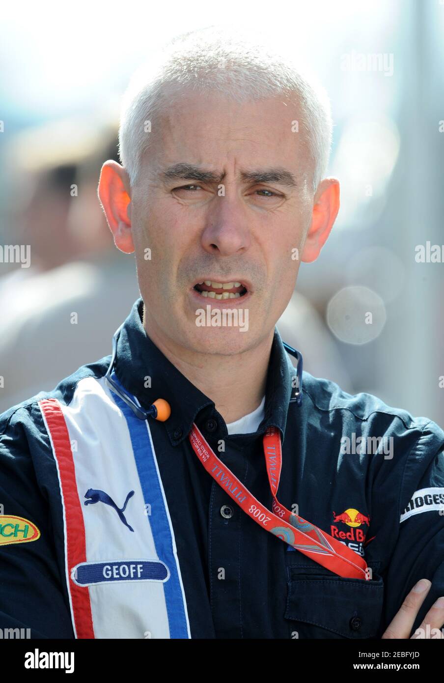 Directeur technique de red bull racing geoff willis Banque de ...