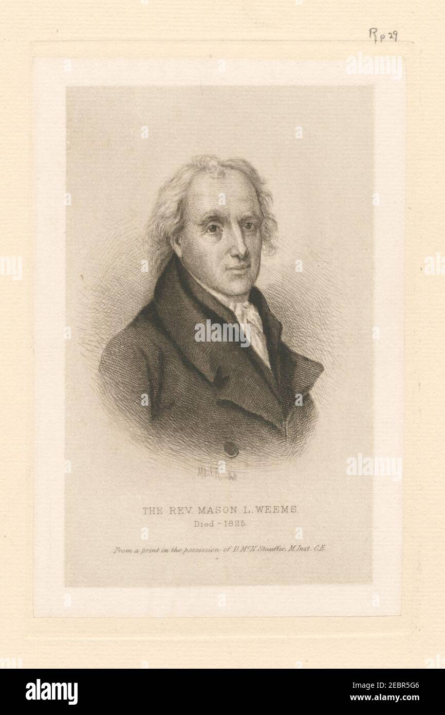 Mason weems Banque de photographies et d’images à haute résolution - Alamy