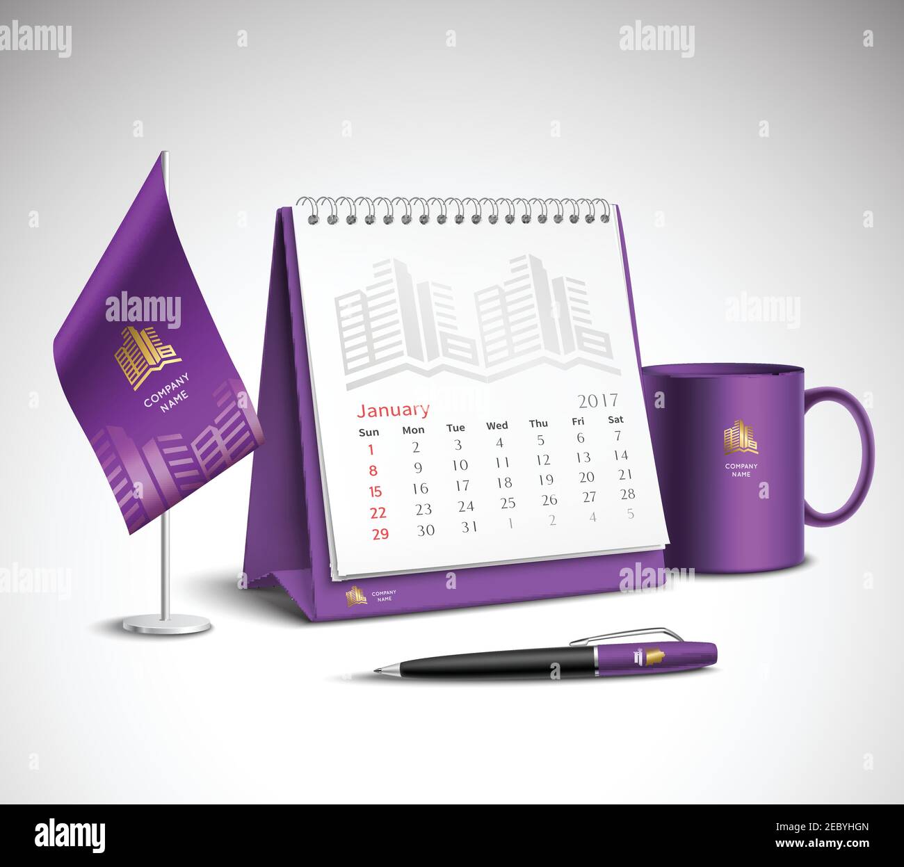 Ensemble de maquettes d'identité de l'entreprise CUP et indicateur de ...