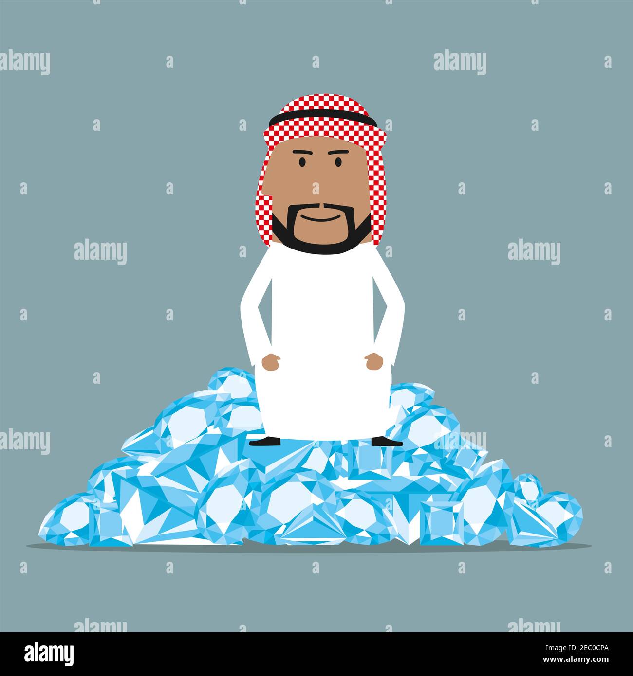 Assis sur un tas de Banque d'images vectorielles - Alamy