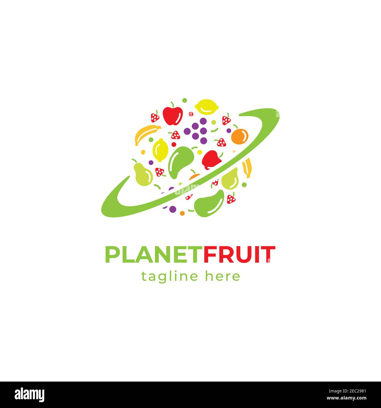 Logo fruits Banque de photographies et d’images à haute résolution - Alamy