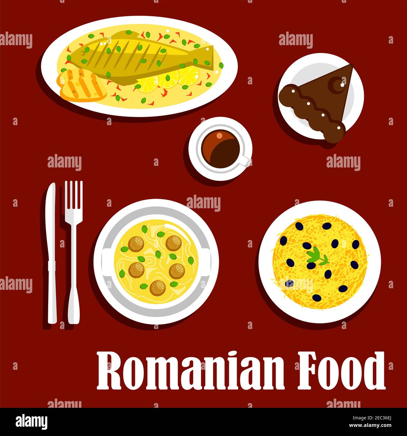 Fromage roumain Banque d'images vectorielles - Alamy