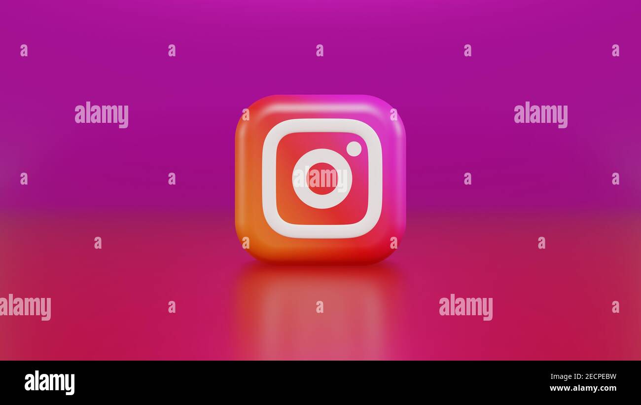 Logo instagram 3d Banque de photographies et d’images à haute ...