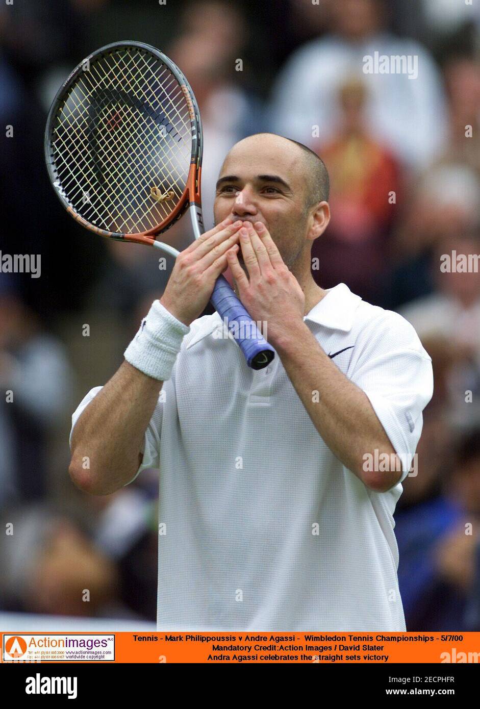Andre agassi v mark philippoussis Banque de photographies et d’images à ...